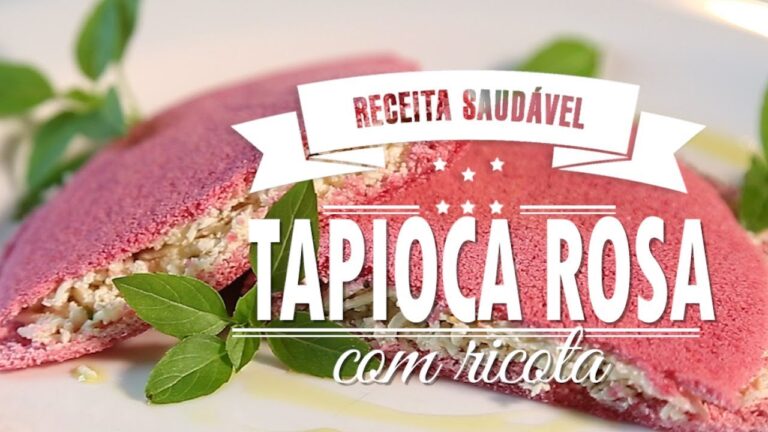 TAPIOCA ROSA {Tapioca de beterraba}