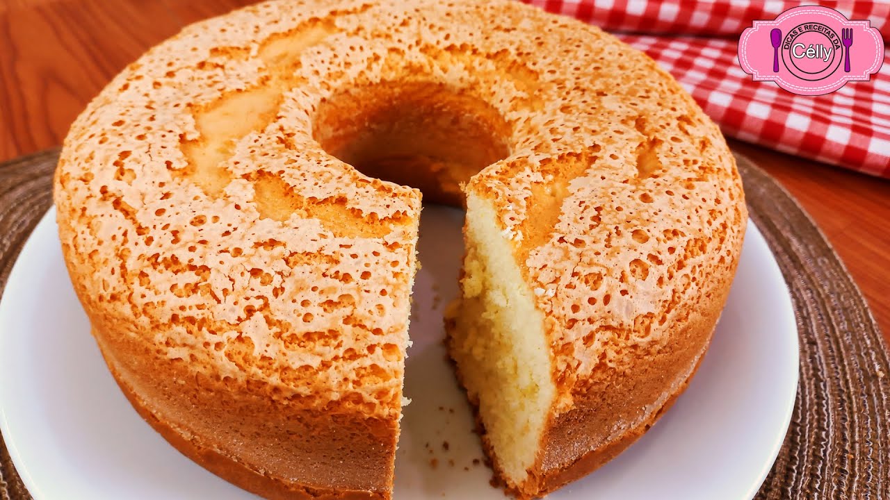 BOLO DE POLVILHO DOCE 3 INGREDIENTES muito fofinho