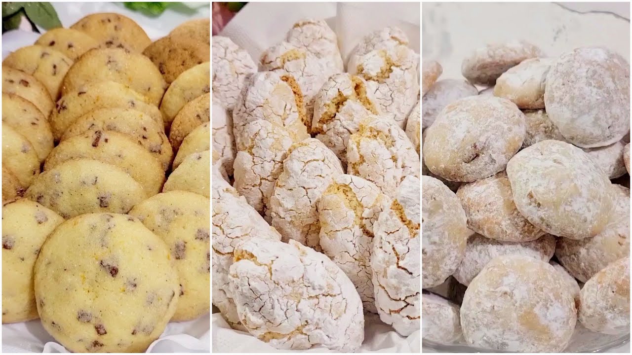 3 BISCOITOS FÁCEIS E DELICIOSOS PRA FAZER EM CASA E SE DELICIAR.