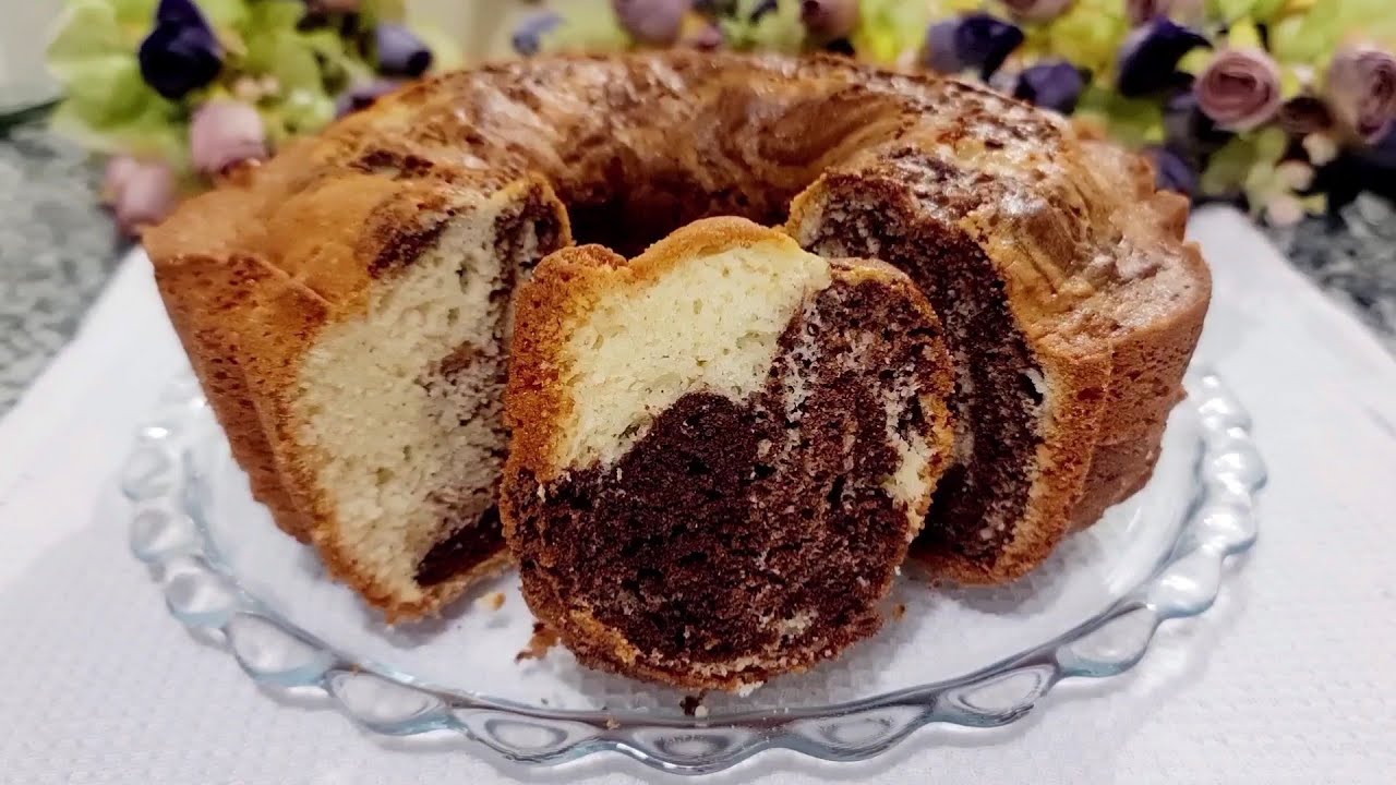 BOLO MÁRMORE! DELICIOSO, FÁCIL E SEM MANTEIGA.